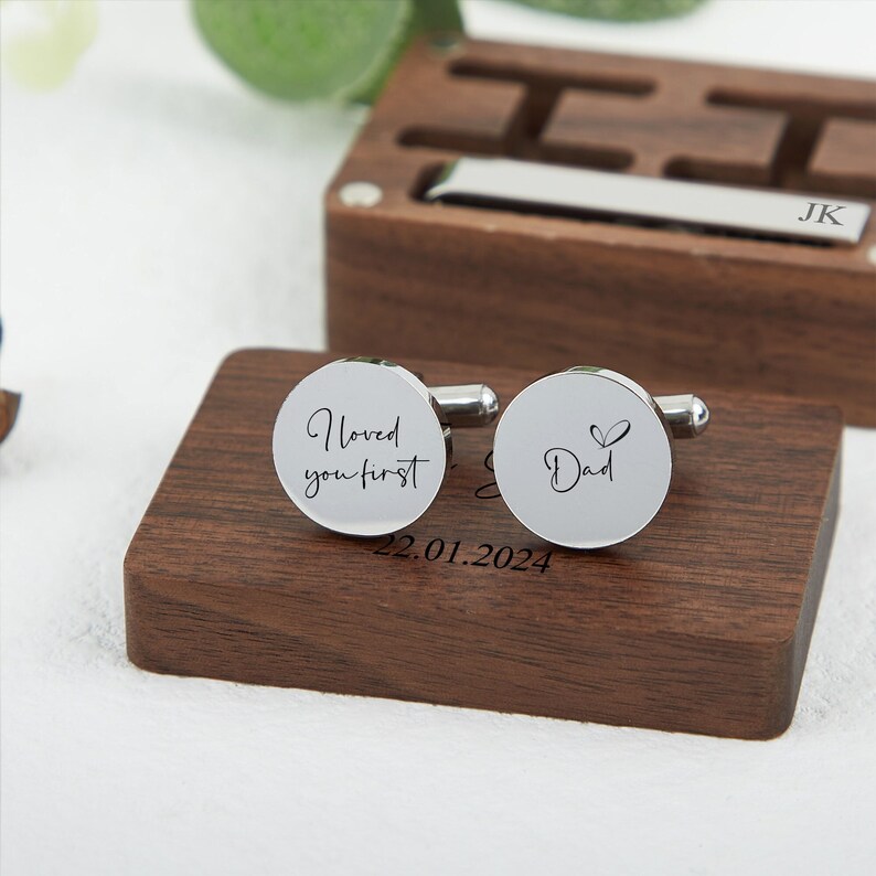 Personalized Cufflinks & Tie Clip Set,groomsmen Gifts,engraved Cuff ...