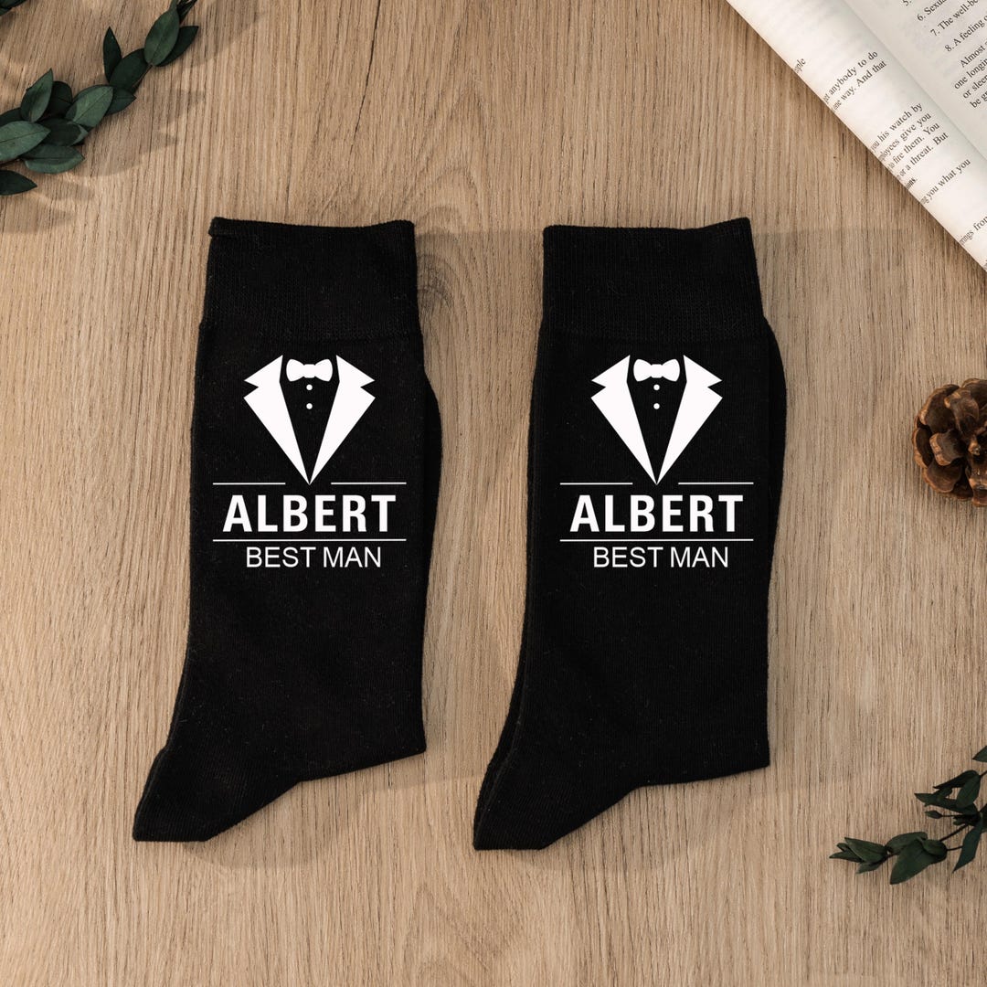Personalized Best Man Socks,best Man Gift,page Boy Socks,fun Socks ...