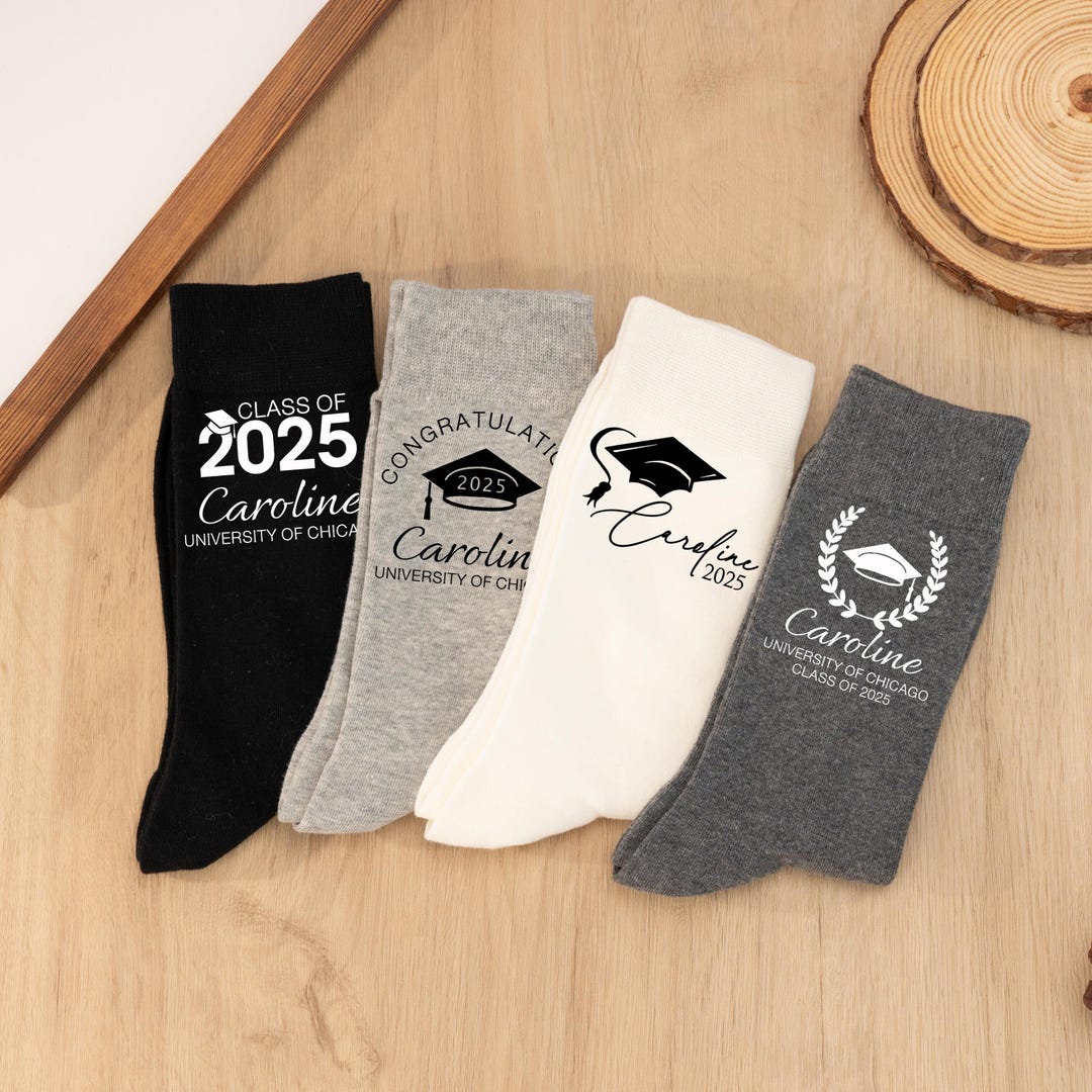 Personalized Graduation Socks,socks for Men,grad Socks,class of 2025 ...