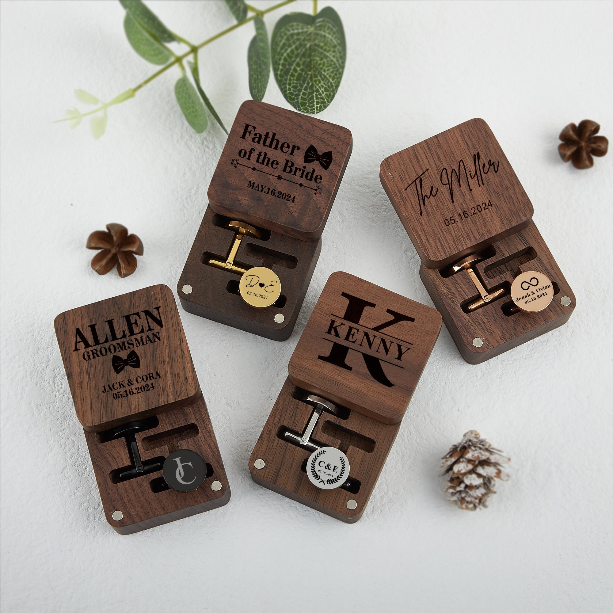 Personalized Cufflinks Groomsmen Gifts,cufflinks for Men Groom,best Man ...