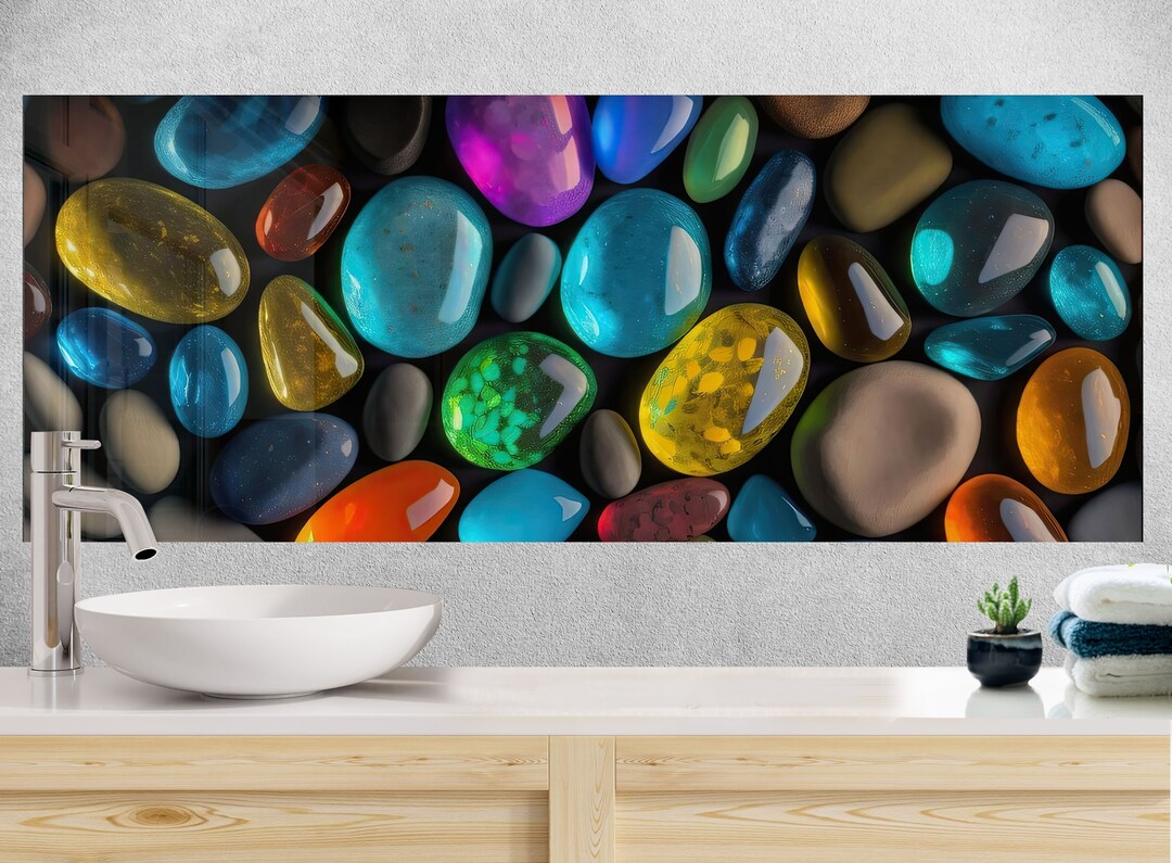 Tempered Glass Backsplash Tiles-stones Backsplash for Kitchen Stones ...