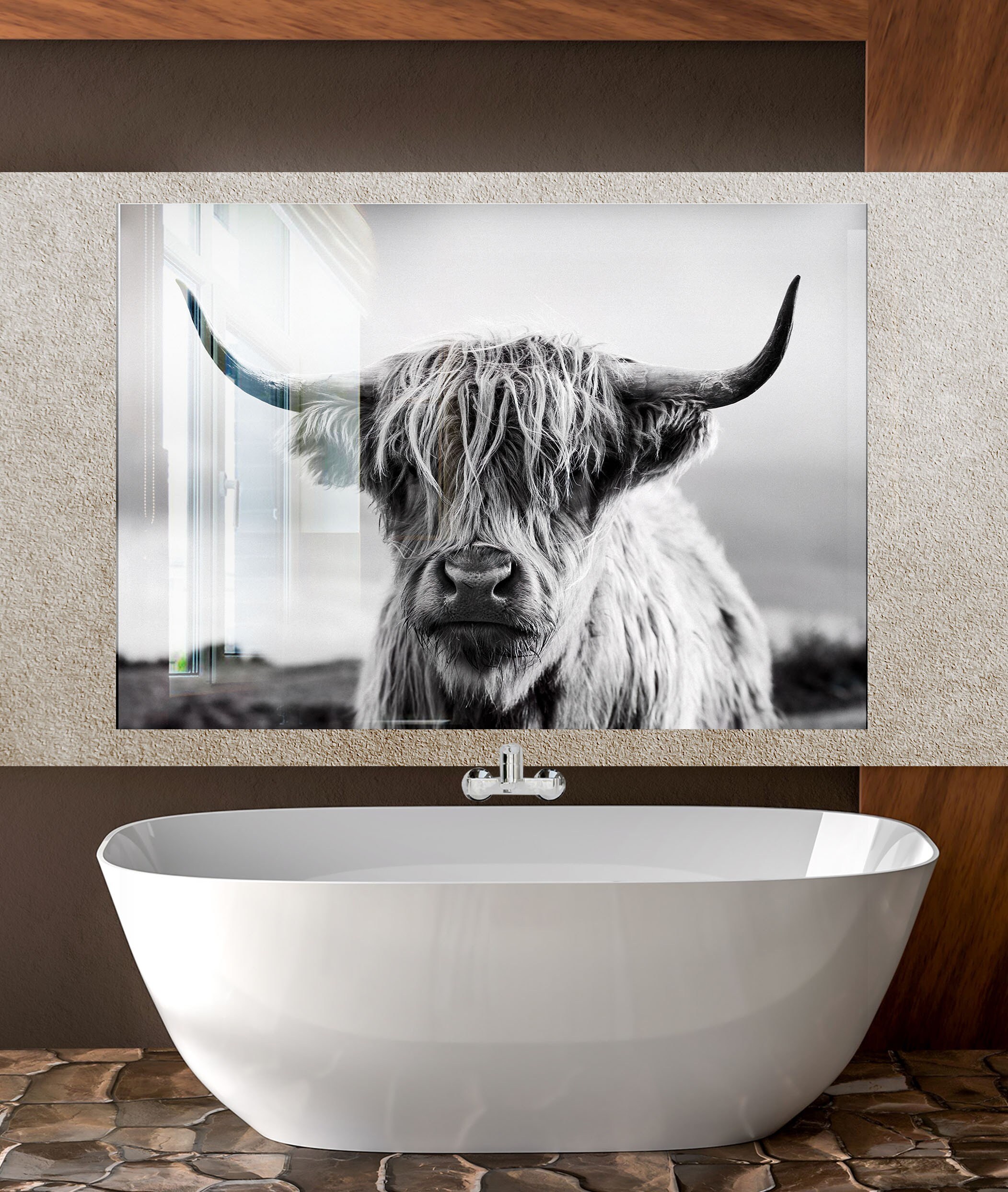 Tempered Glass Backsplash Stove Bull Backsplash for Kitchen Splashback ...