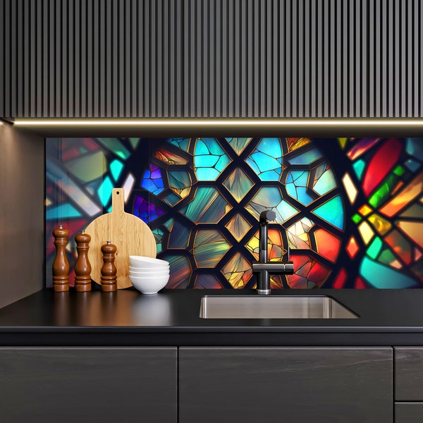 Stained Glass Wall Tiles - Etsy
