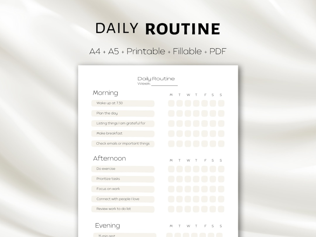 Daily Planner Notepad, 2024 Daily Planner Printable, Printable Planner ...