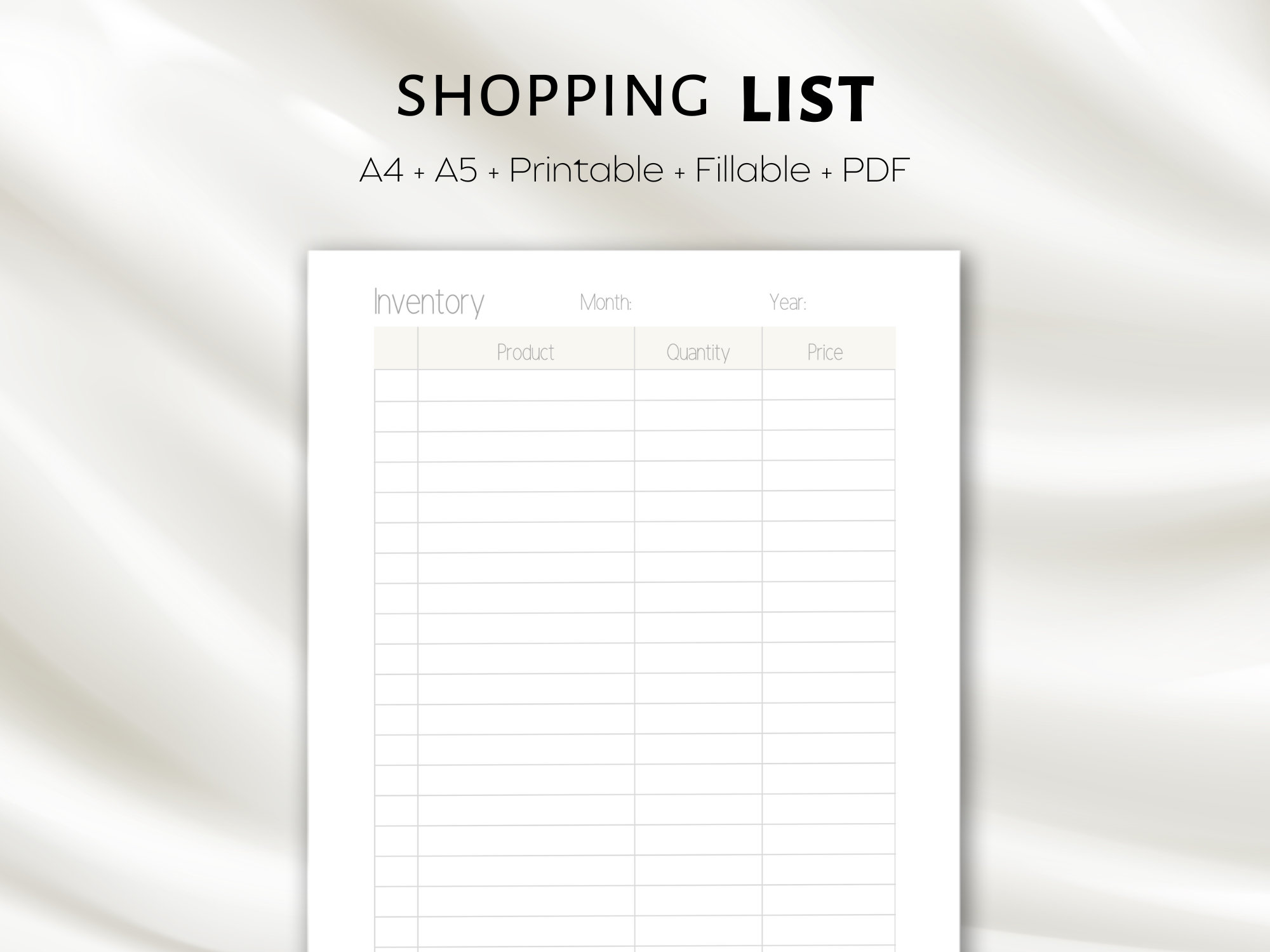 Grocery List Template, Grocery List Printable, Weekly Grocery List ...