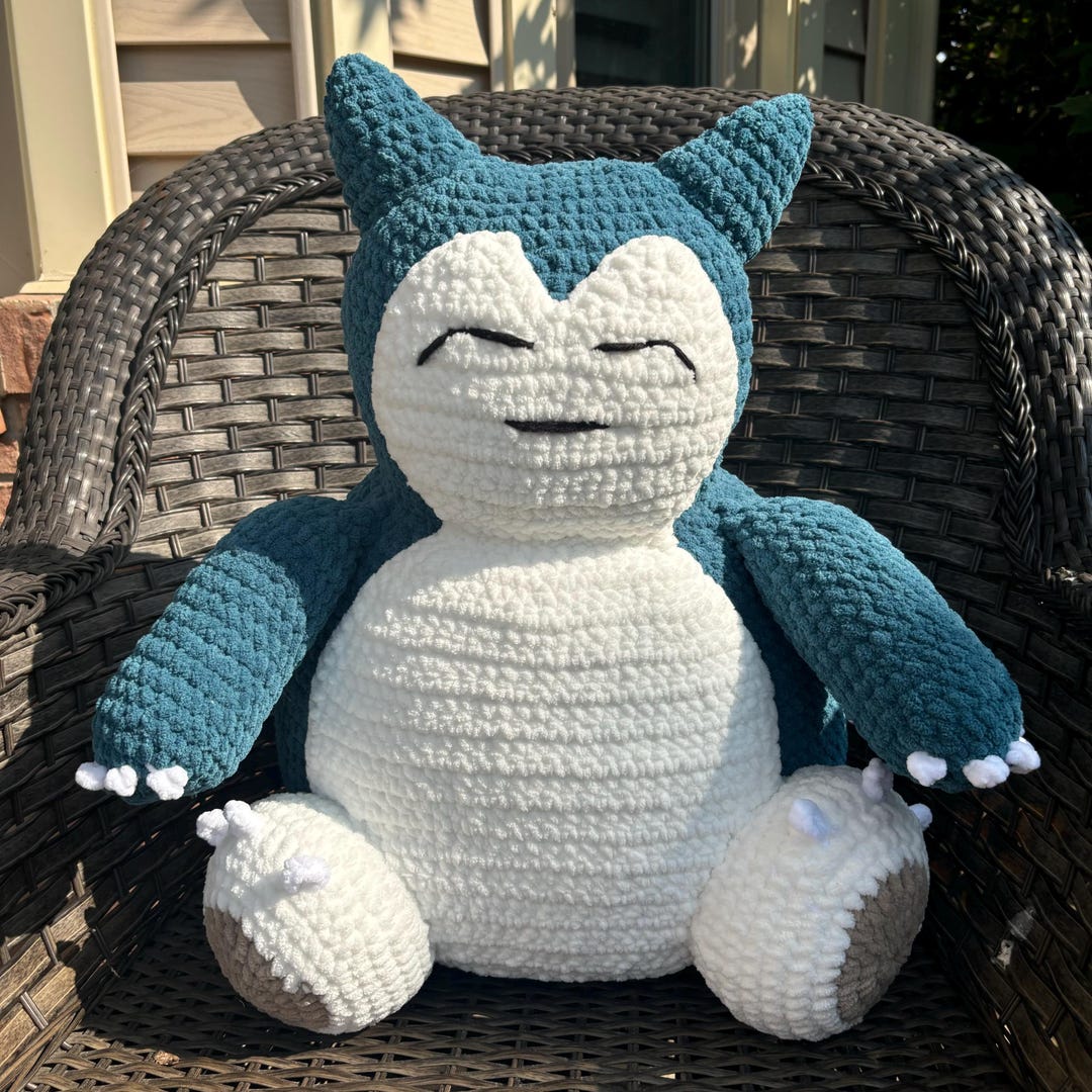 Crochet Snorlax - Etsy