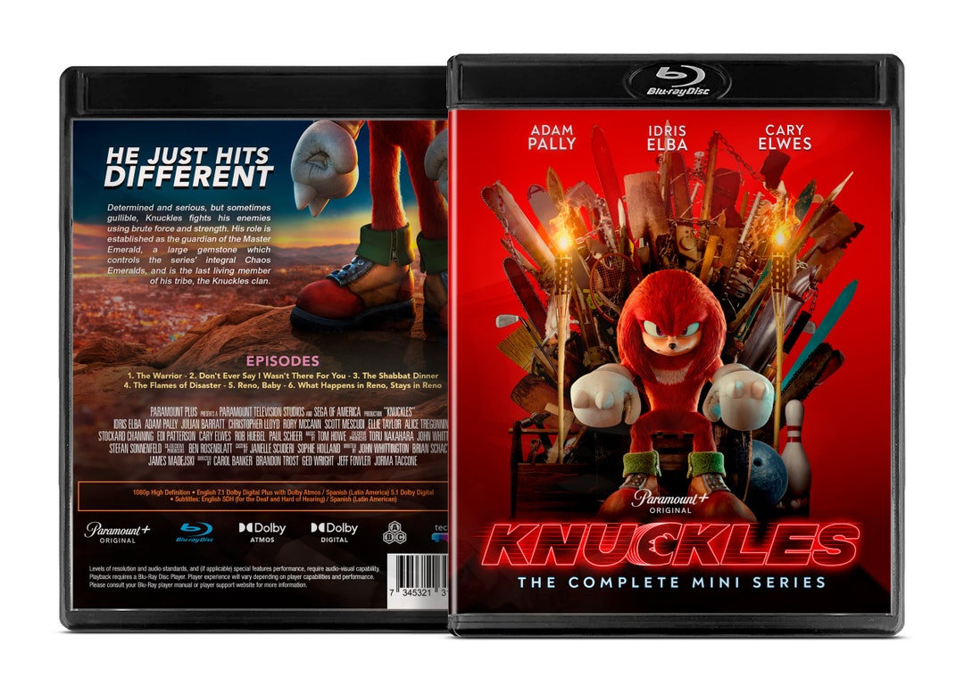 Knuckles the Complete Mini Series 2024 Great Quality Blu-ray - Etsy UK