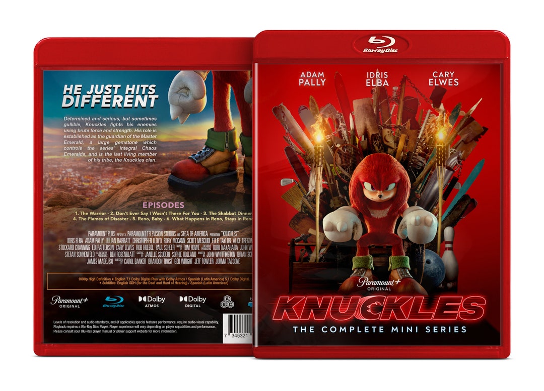 Knuckles the Complete Mini Series 2024 Great Quality Blu-ray - Etsy Canada
