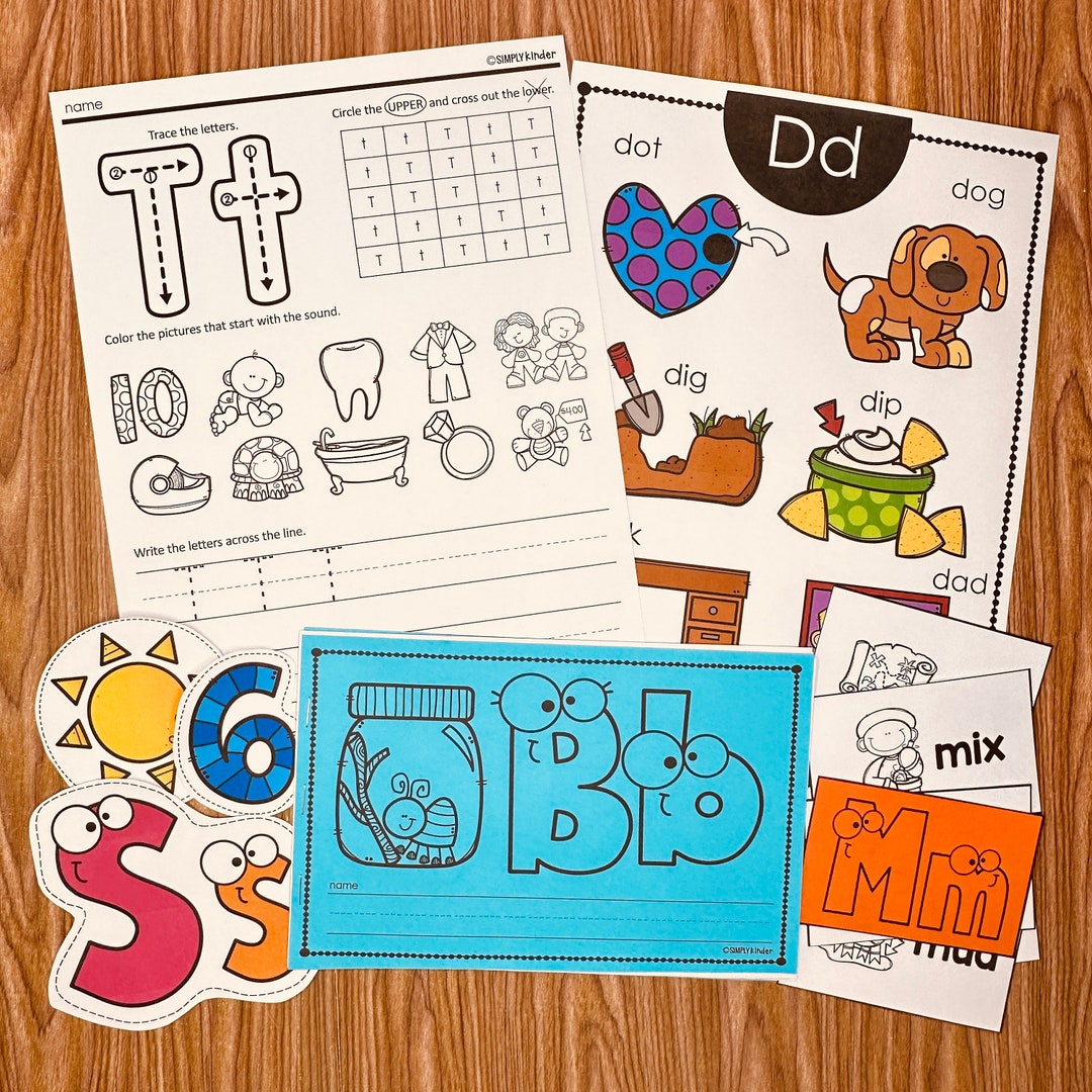 Alphabet Activities Kindergarten, Science of Reading Alphabet Posters ...