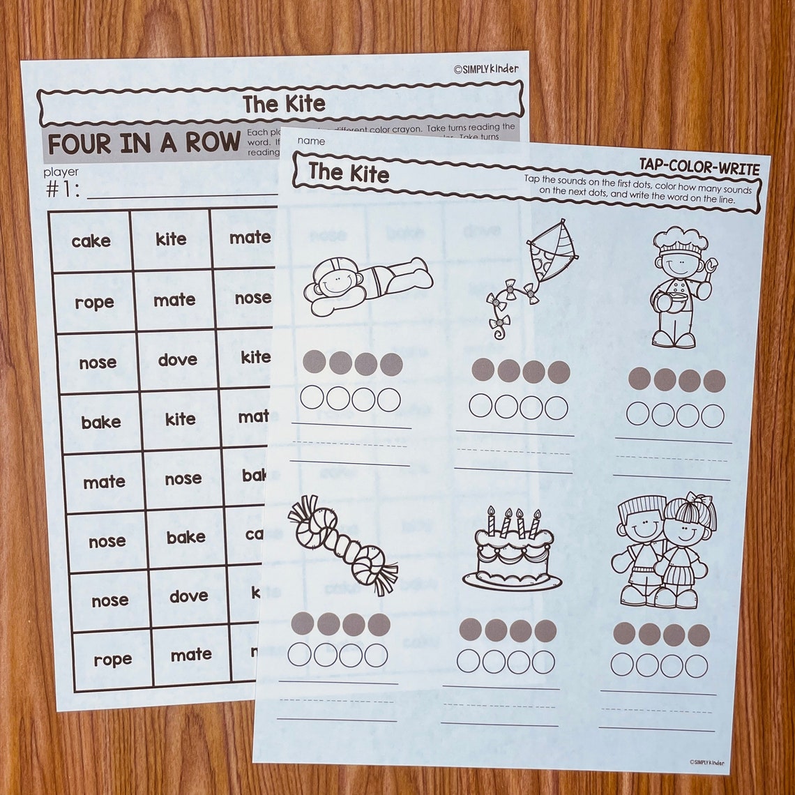 Decodable Partner Play, Reader's Theater, Cvce the Kite - Etsy