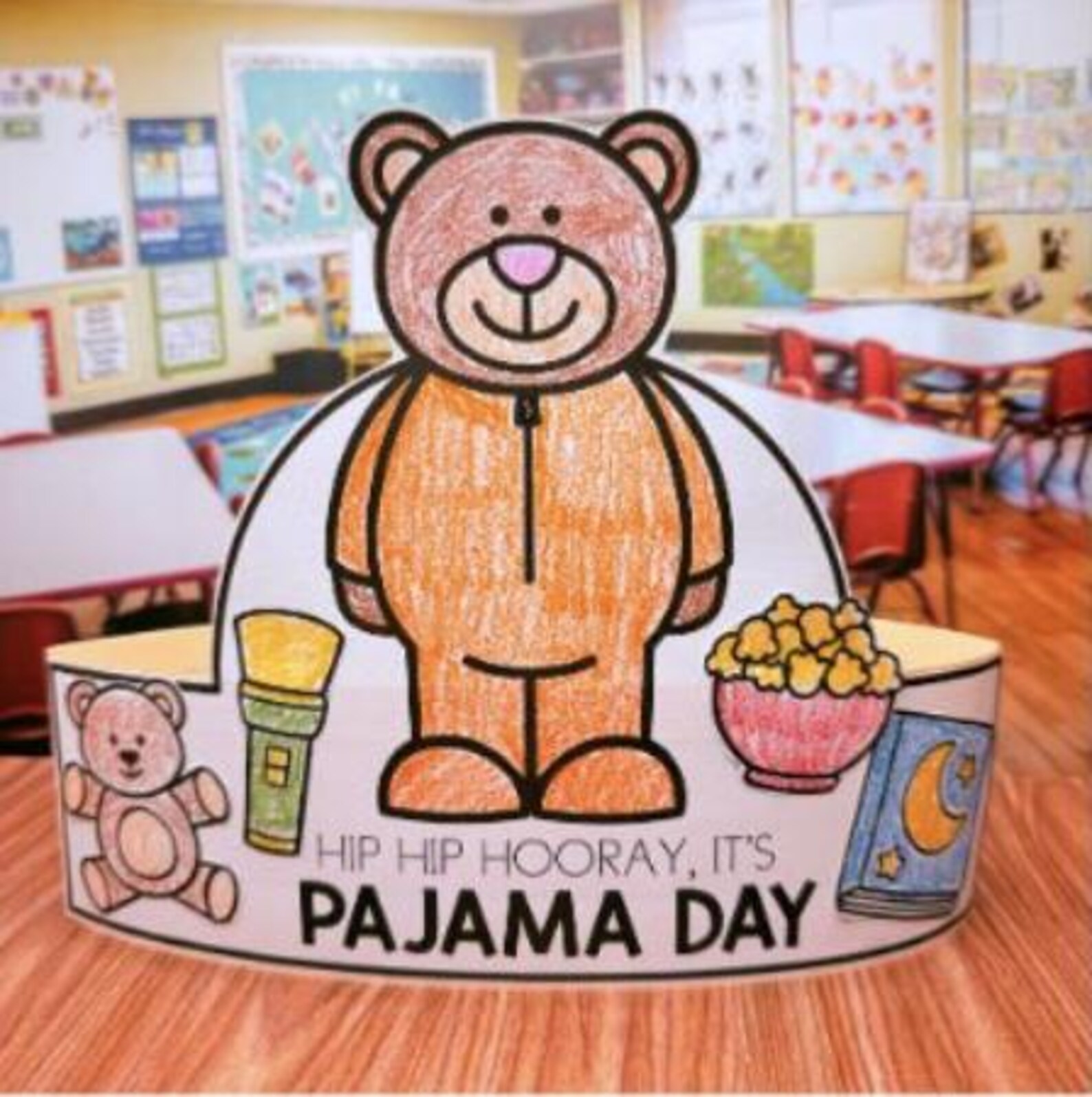 Pajama Day Winter Theme Day, Craft, Bulletin Boards, Literacy & Math ...