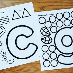 Alphabet Crafts Lowercase Letter Crafts Alphabet Activities for ...