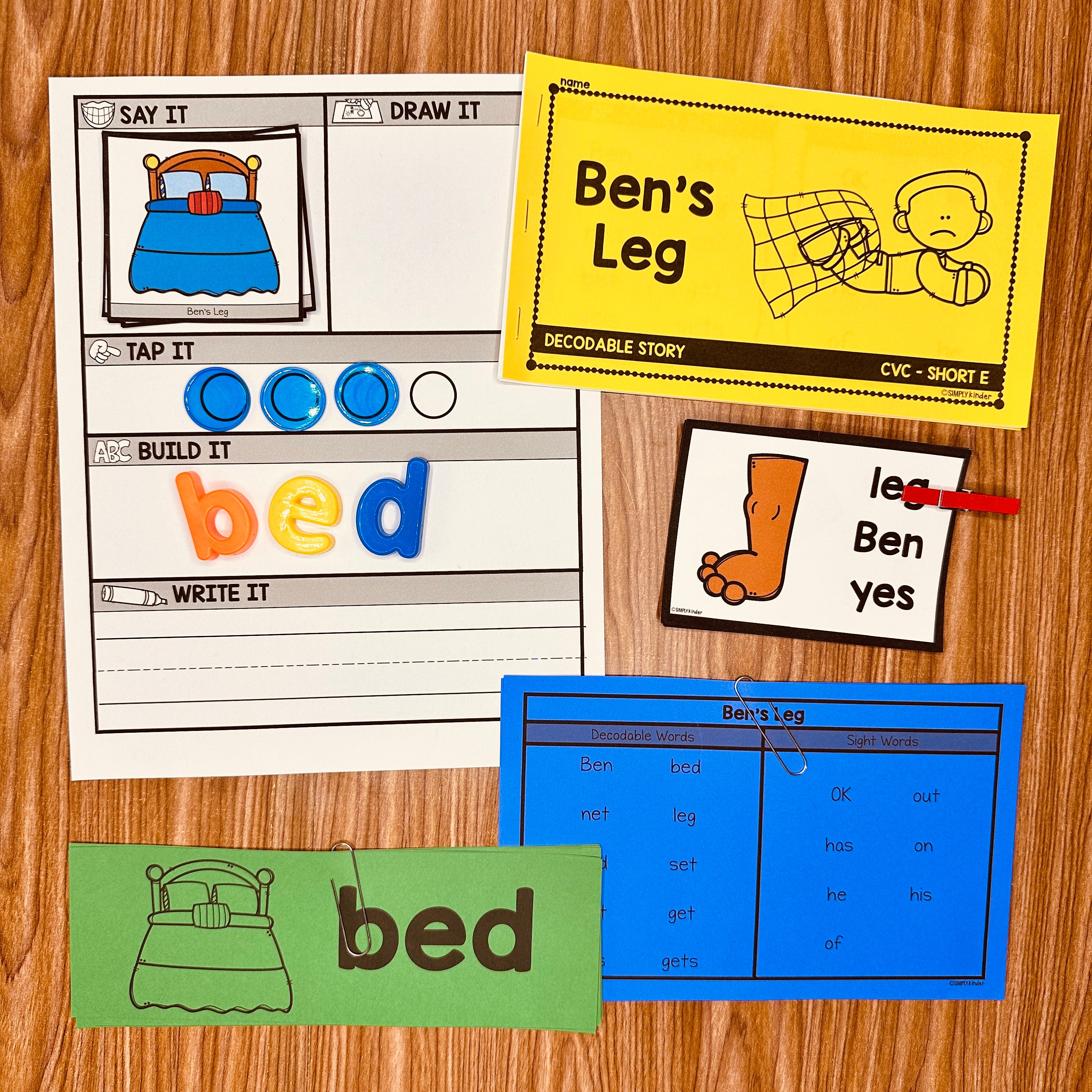 Decodable Readers, Passages, Books & Word Work, Science of Reading ...