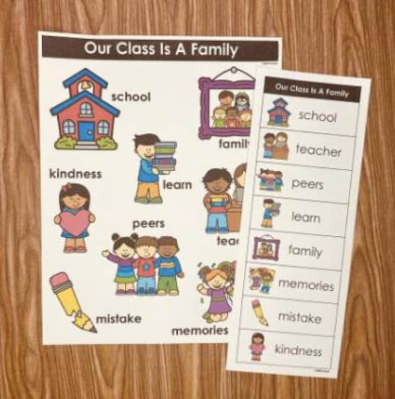 Our Class is a Family Activity, Bracelet, Bulletin Board, Craft, and ...