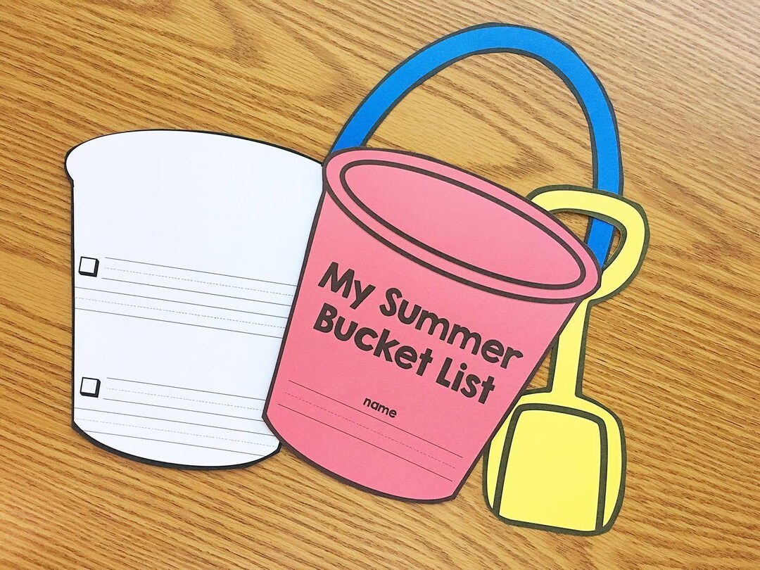 Summer Bucket List Craft & Writing, End of the Year Activity for ...
