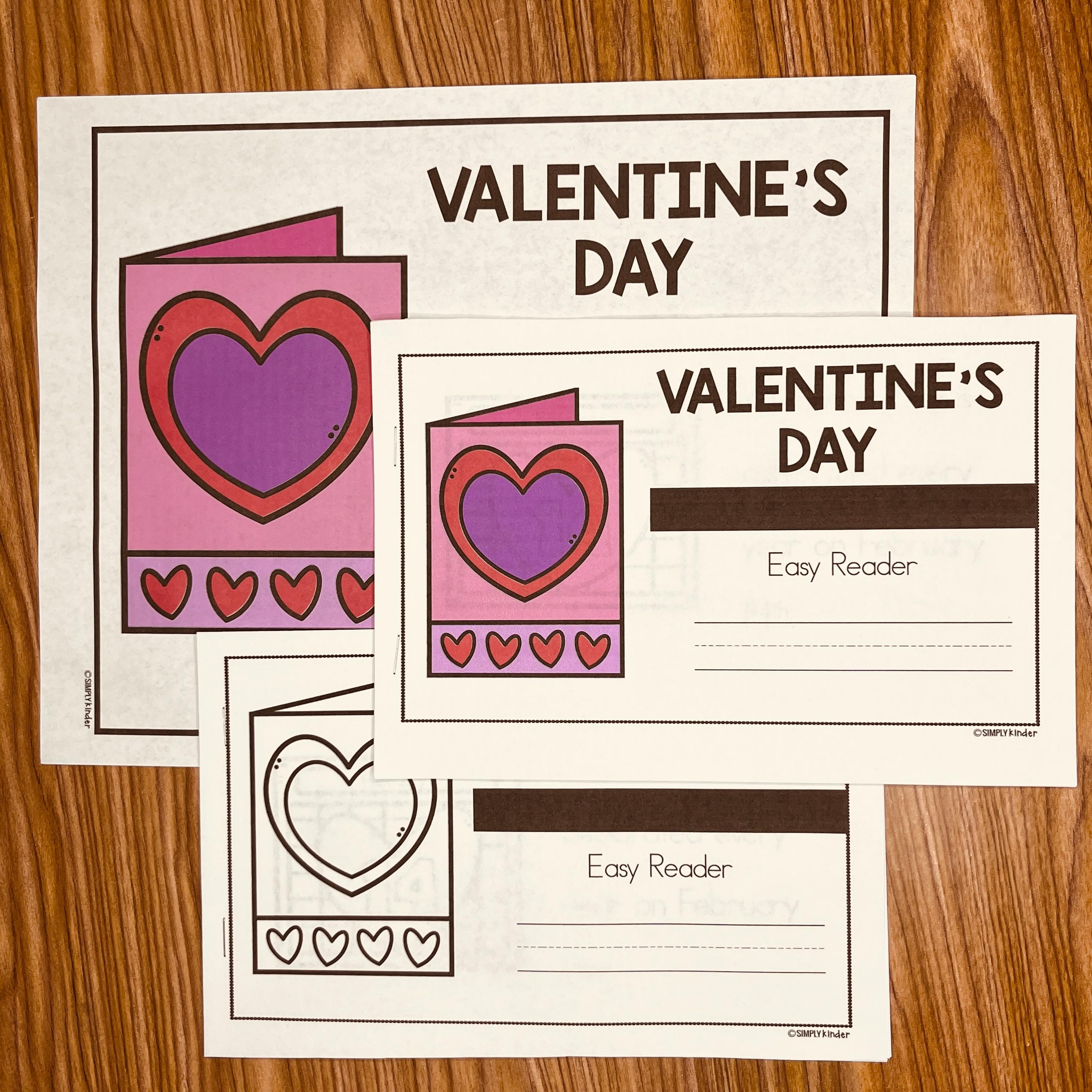 Valentine's Day Activities, Reader, Writing Printables, & Comprehension ...