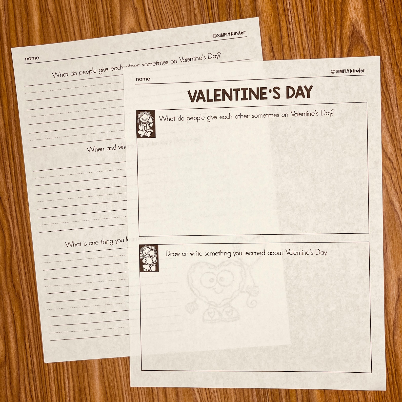 Valentine's Day Activities, Reader, Writing Printables, & Comprehension ...