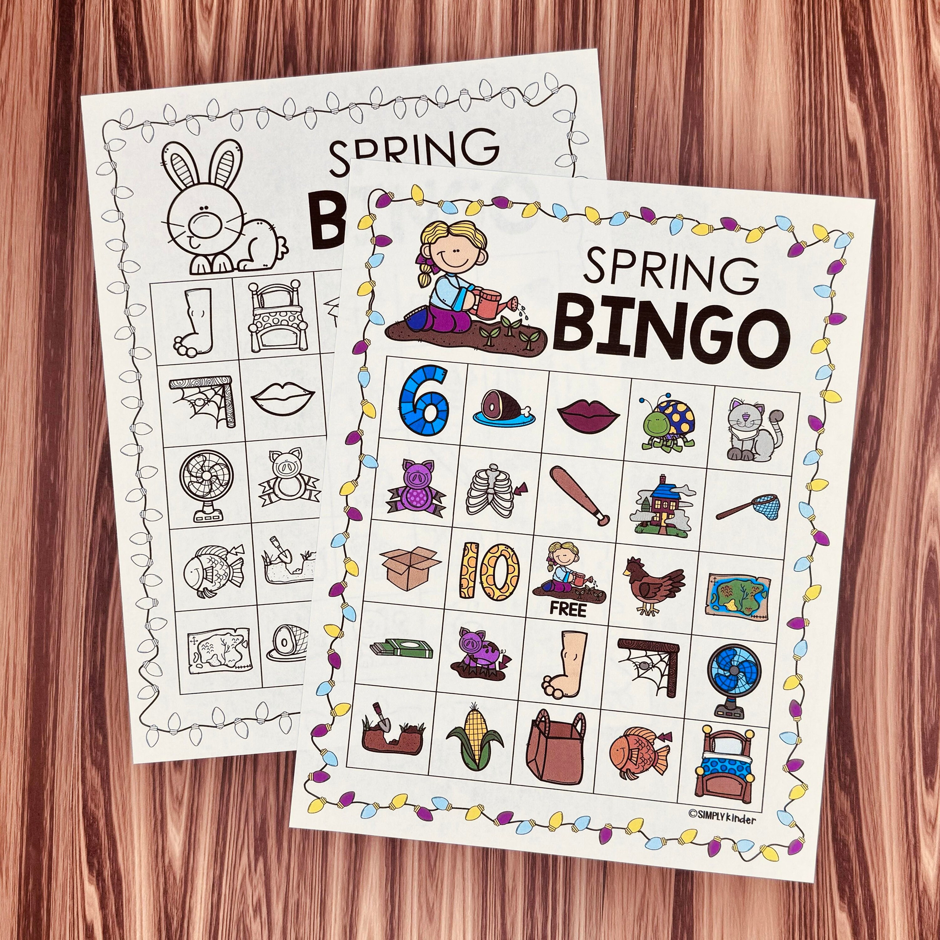 Spring Activities, Phonics Bingo, No-prep CVC Decodable Game ...
