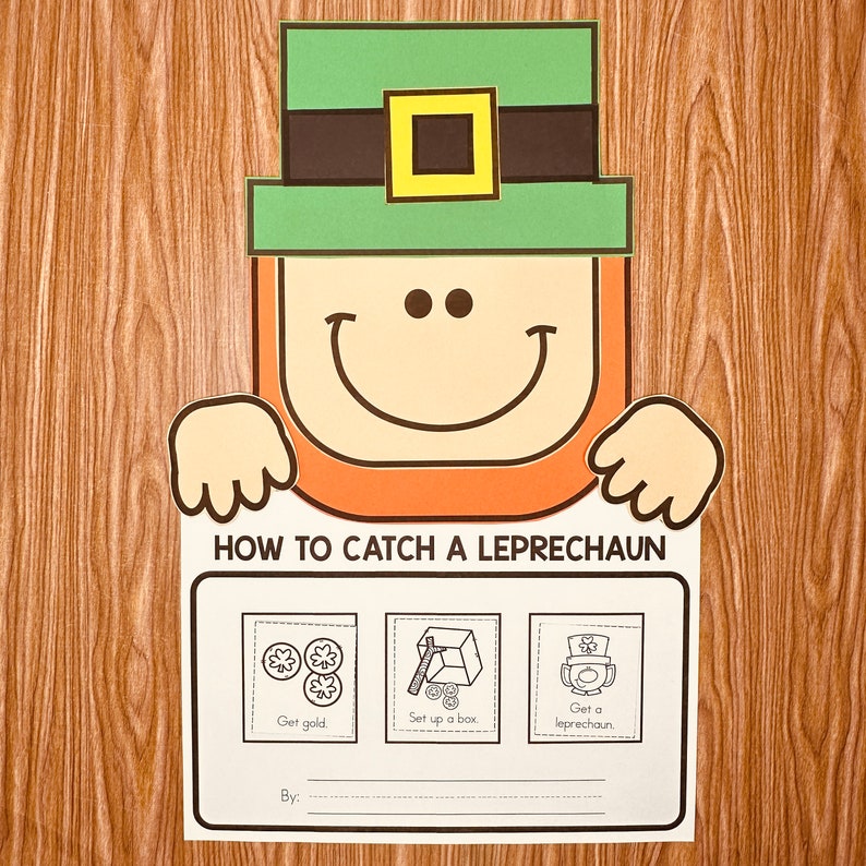 How to Catch A Leprechaun Book Companion Printables - Etsy