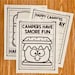 Camping Day End of the Year Activity Pack - Etsy