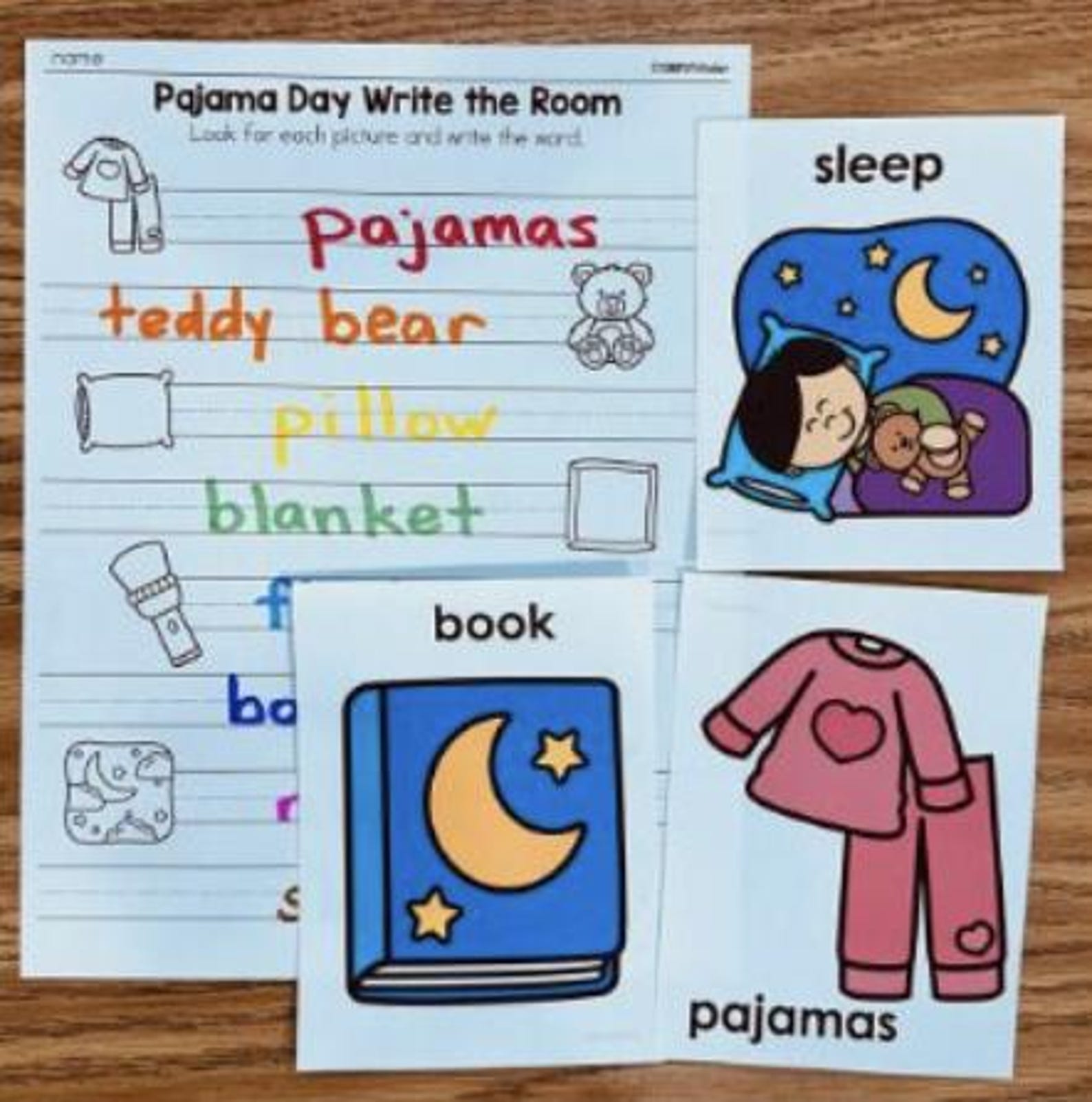 Pajama Day Winter Theme Day, Craft, Bulletin Boards, Literacy & Math ...