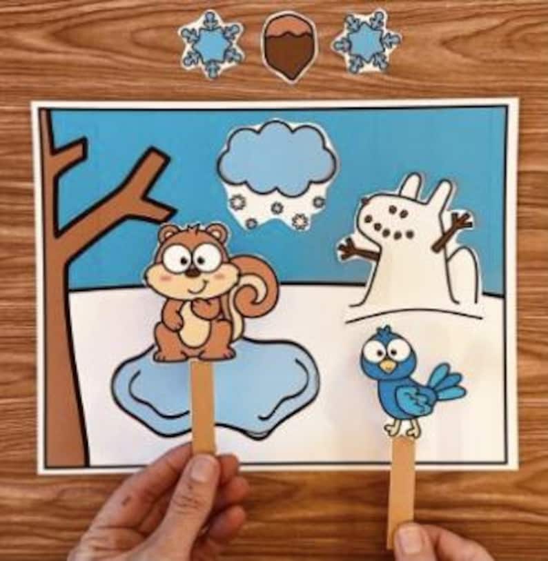 The Snow Thief Book Craft, Hat, Centers, Printables, Sequencing for ...