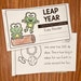 Leap Year 2024, Leap Day Reading Activities for Kindergarten and First ...