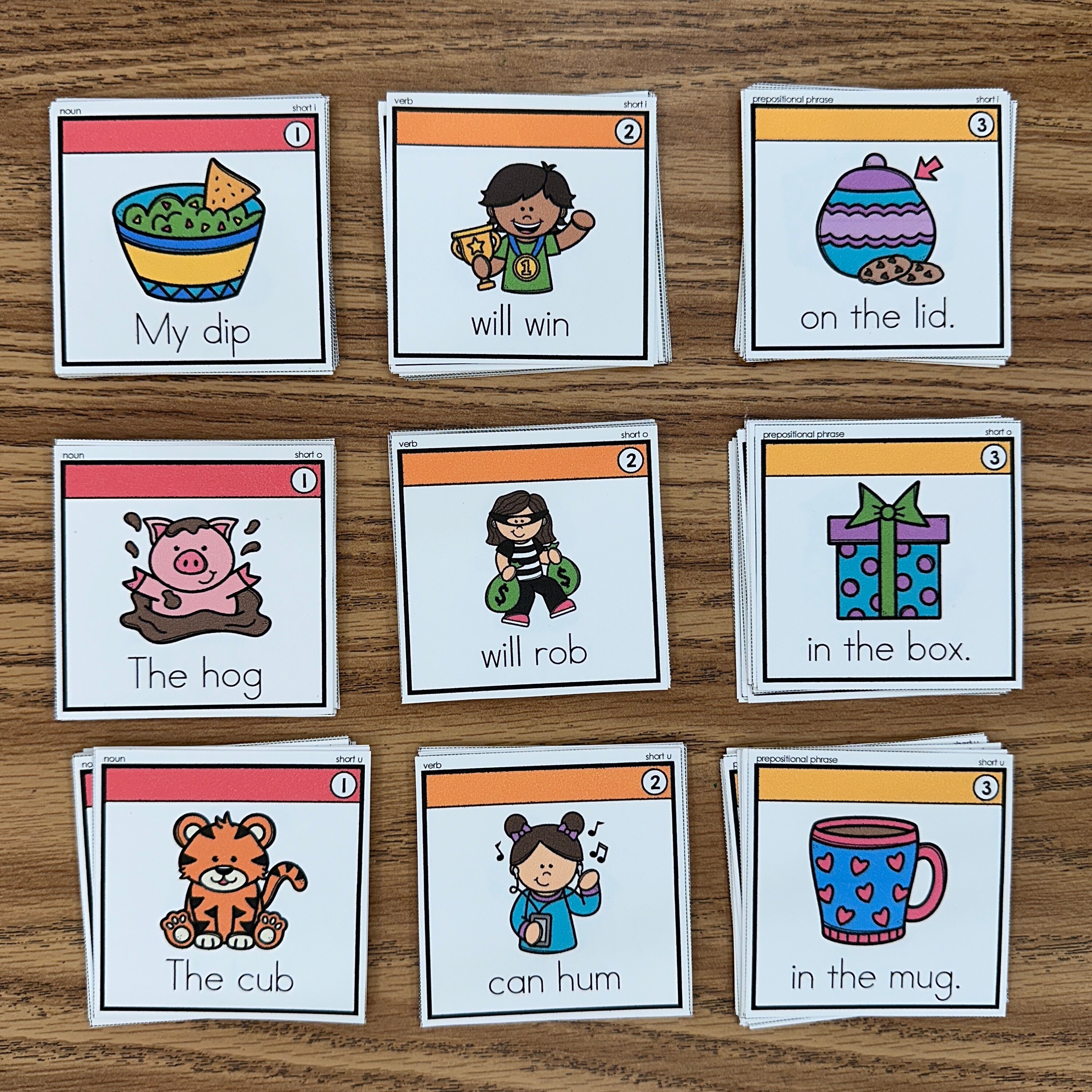 Silly Sentences CVC Decodable Writing Word Practice Center for ...