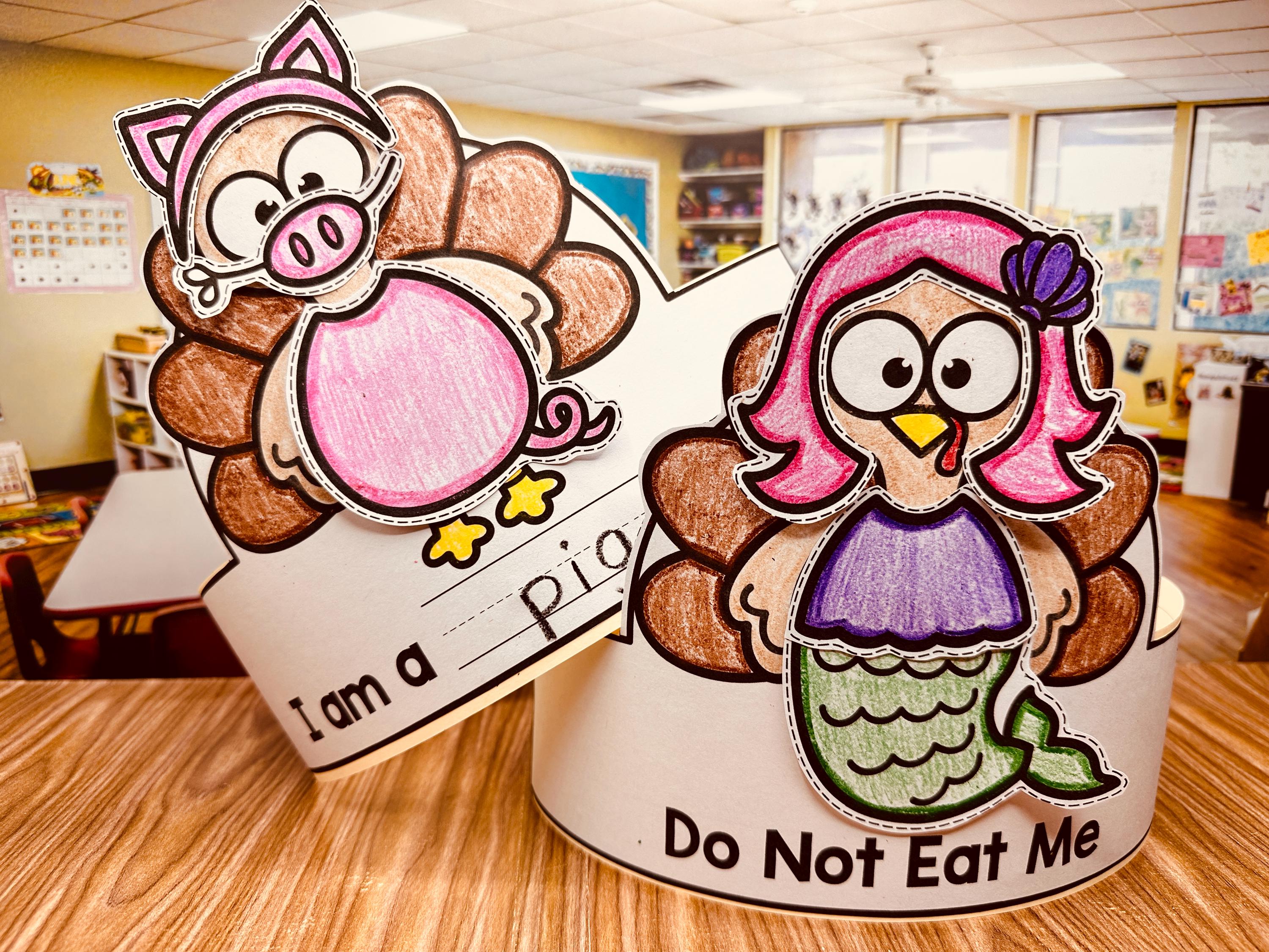 Turkey in Disguise Writing Craft, Take Home Project, Thanksgiving ...