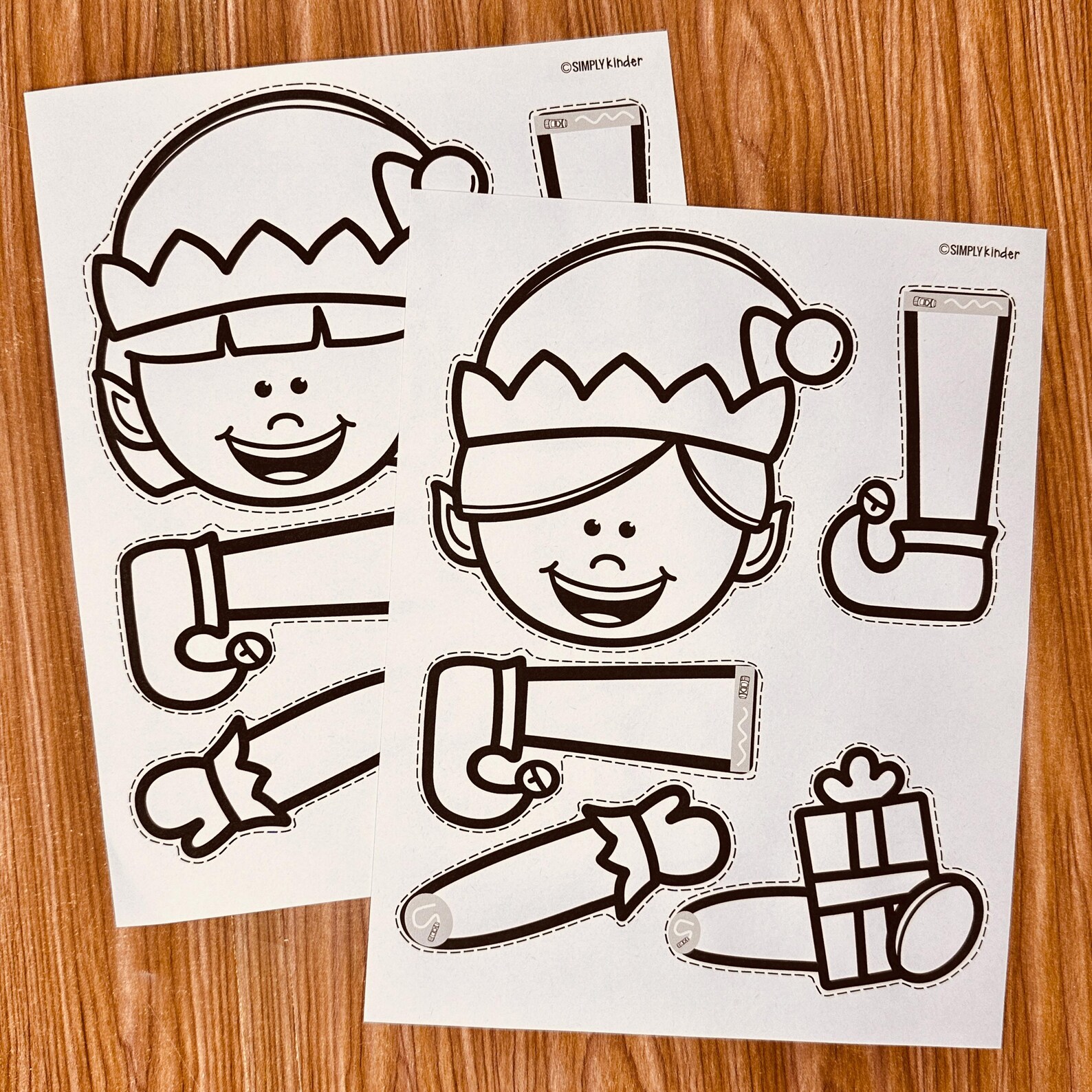 Elf Editable Name Activity & Craft for Christmas Winter Bulletin Boards ...