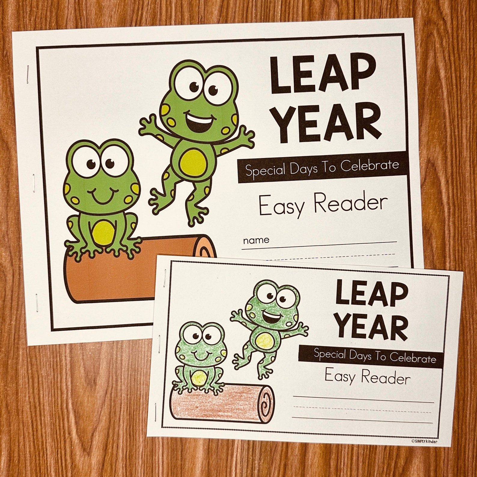 Leap Year 2024, Leap Day Reading Activities for Kindergarten and First ...