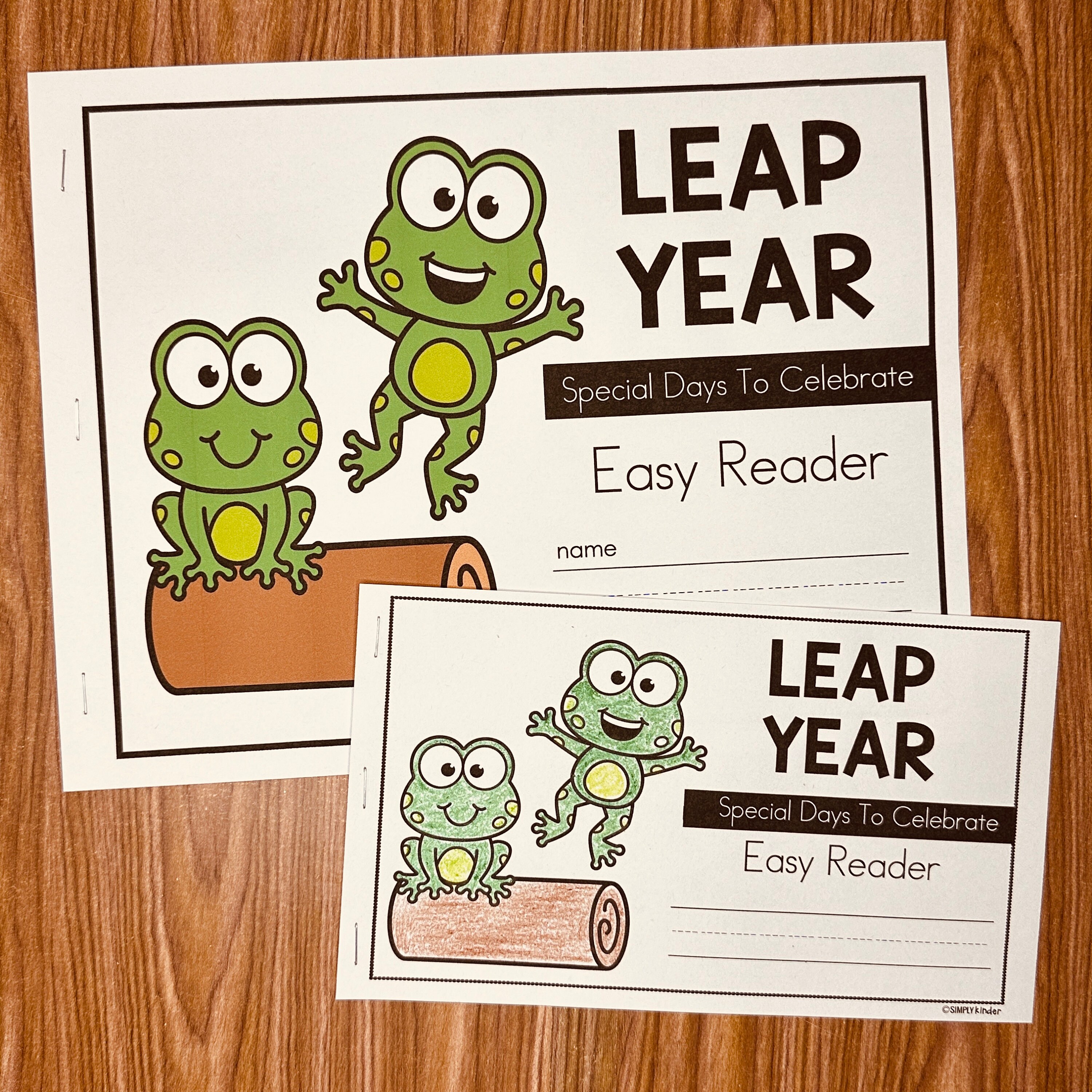 Leap Year 2024, Leap Day Reading Activities for Kindergarten and First ...