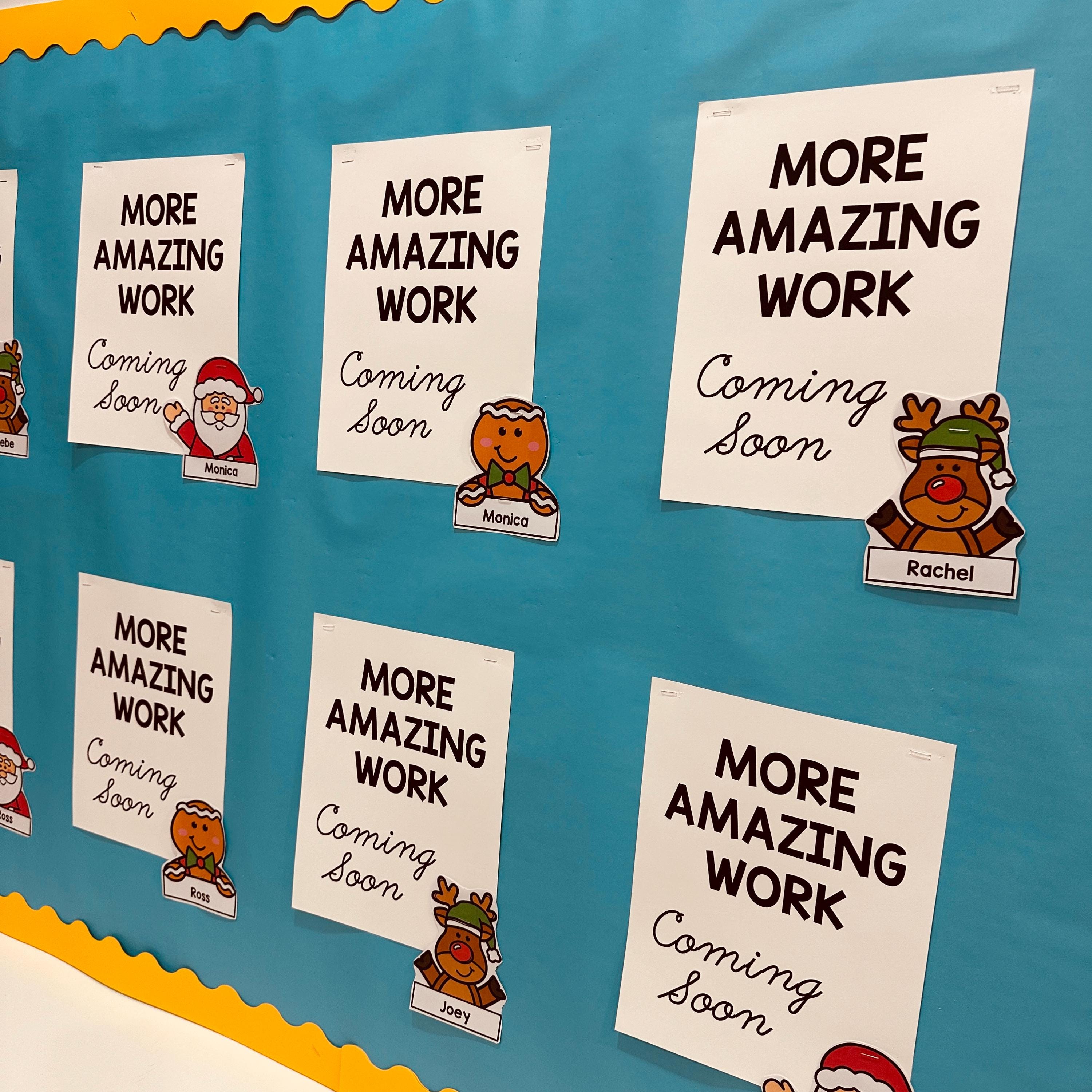 Christmas Name Tags Labels Editable, Desk Name Tag & Plates Kinder - Etsy