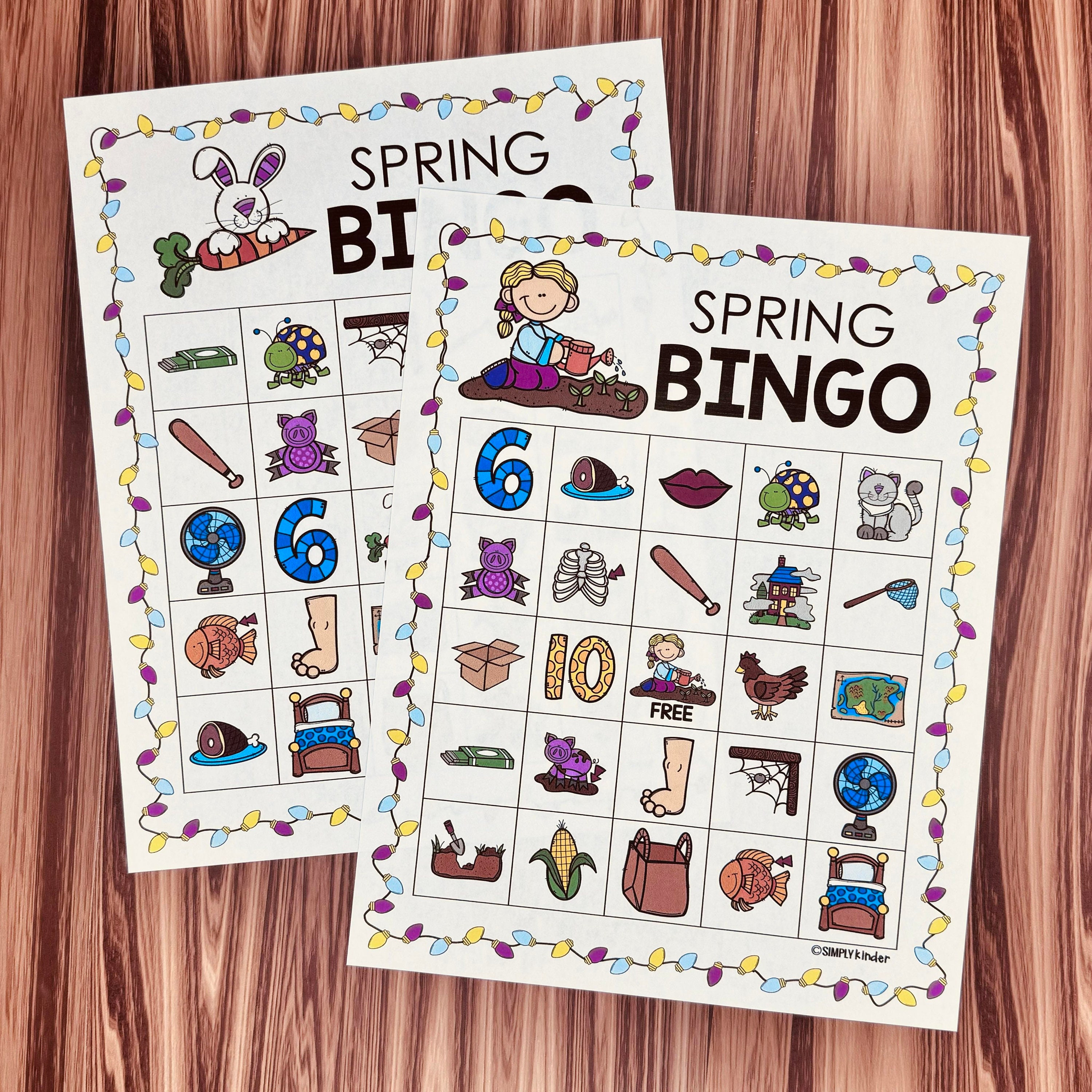 Spring Activities, Phonics Bingo, No-prep CVC Decodable Game ...