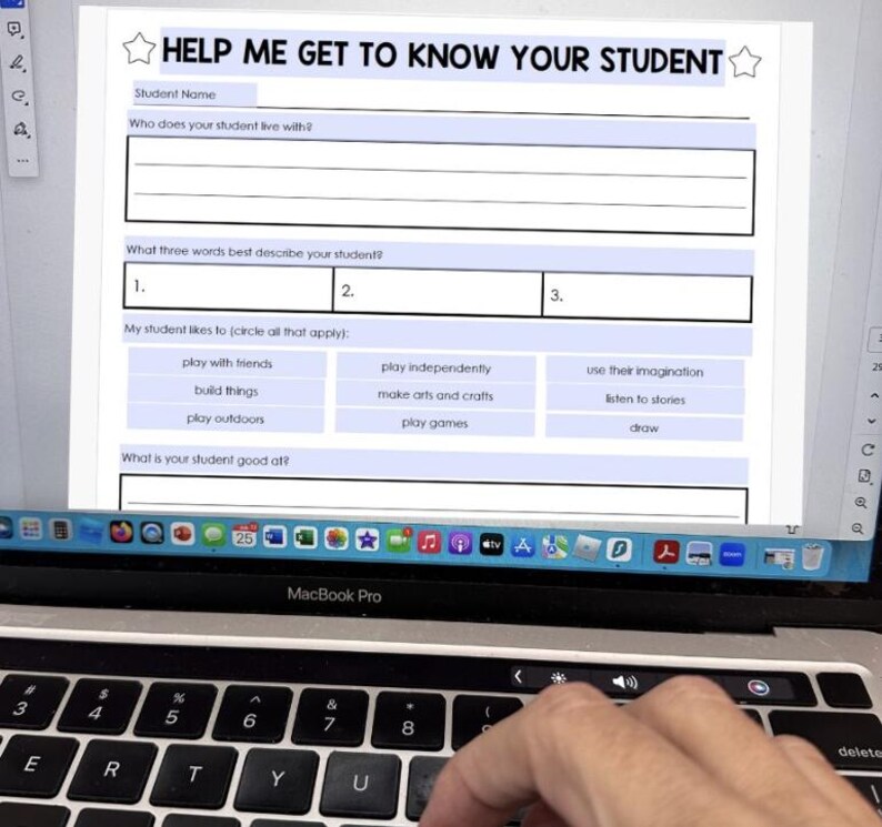 Editable Meet the Teacher Printables: Forms, Sign-in, Brochure, Note ...