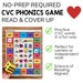 CVC Words Games No-prep Read and Cover Up - Etsy