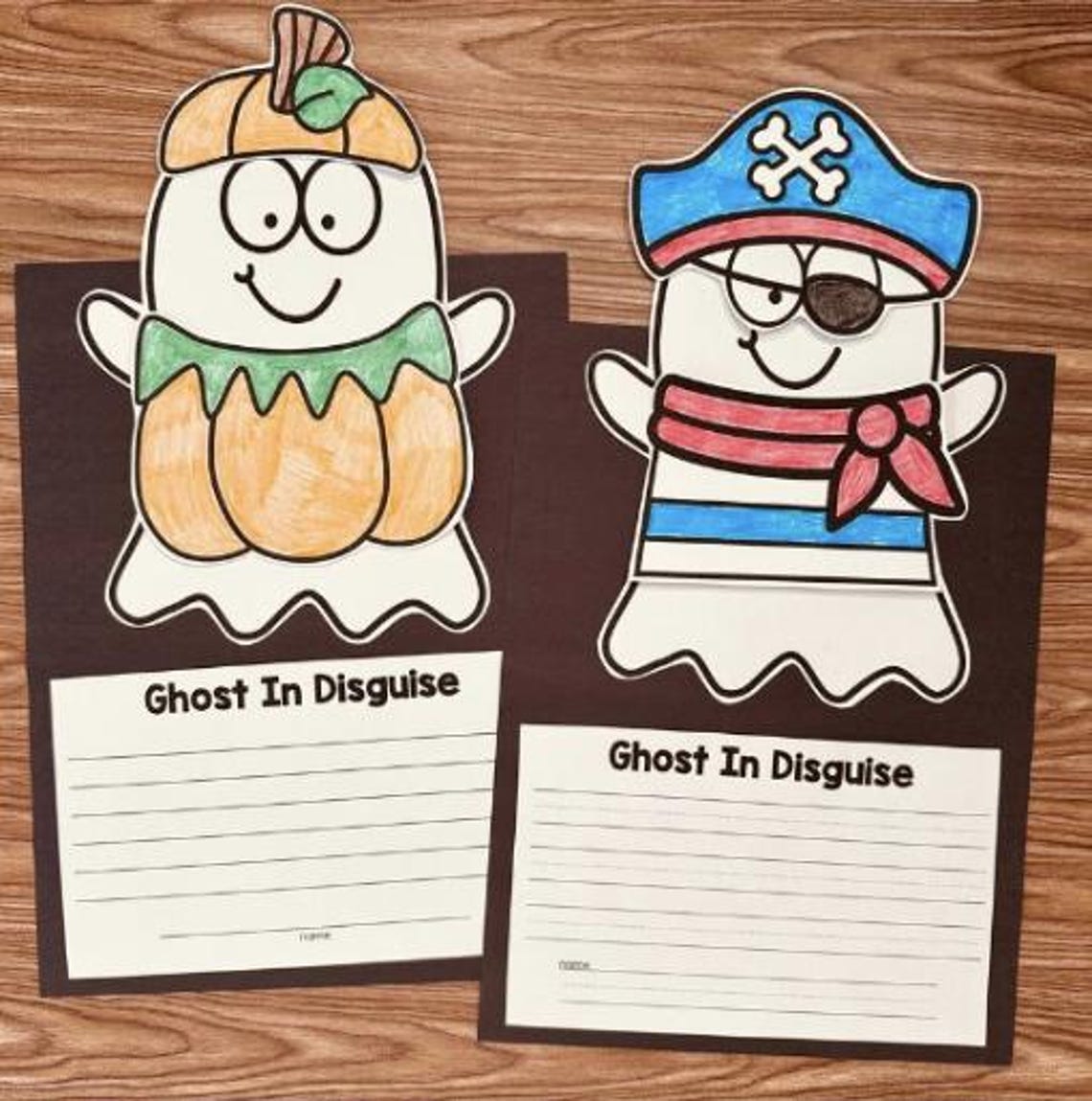 Disguise a Ghost, Ghost Craft & Bulletin Board, Halloween Activities ...
