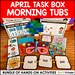April Morning Bin Task Boxes, Centers and Activities - Etsy