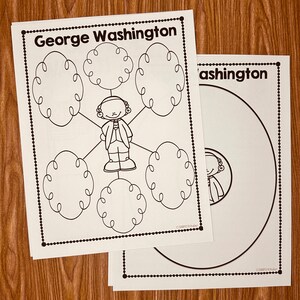 George Washington Craft, Research, and Writing Activities - Etsy