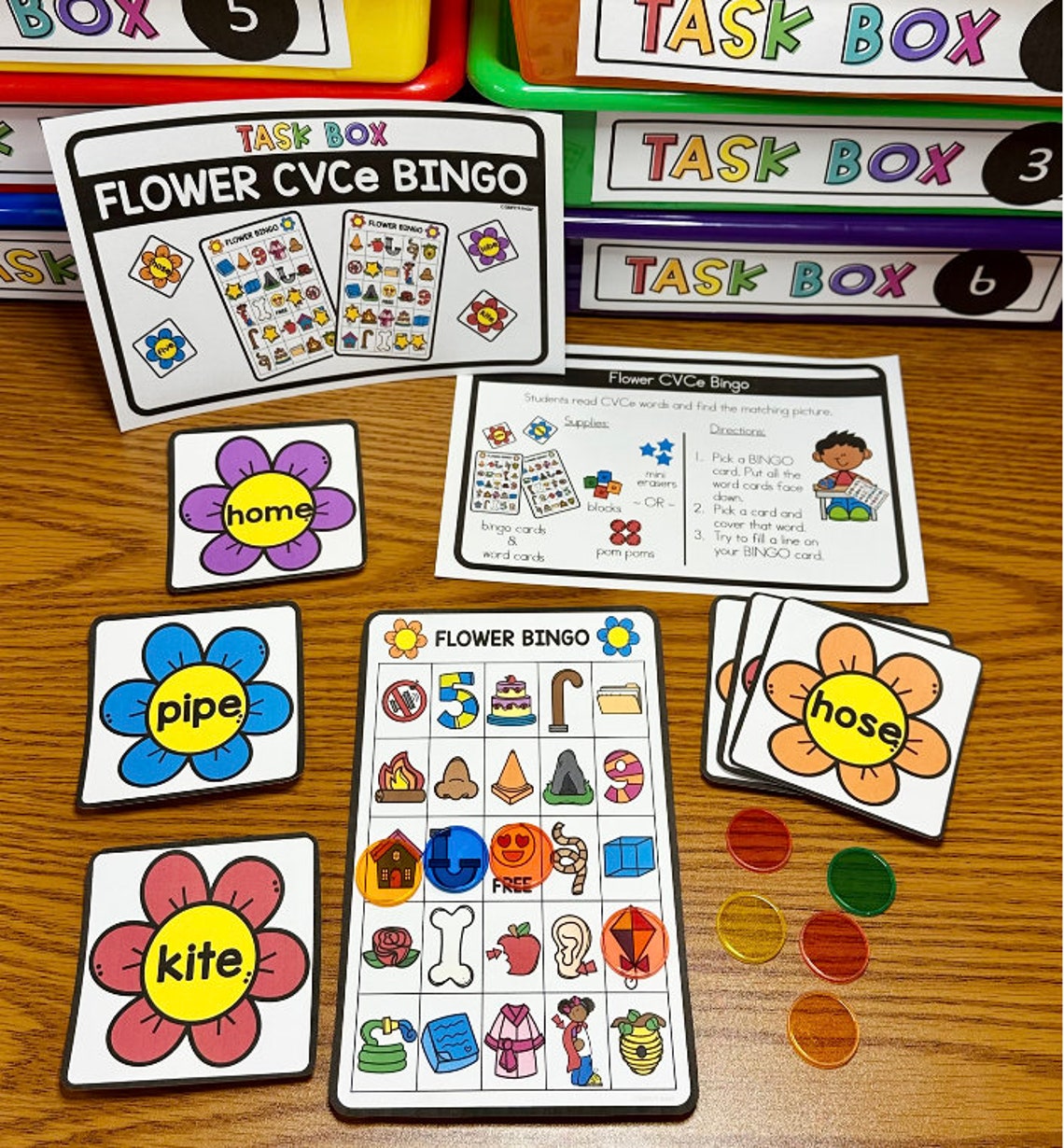 May Morning Bin Task Boxes, Centers and Activities - Etsy