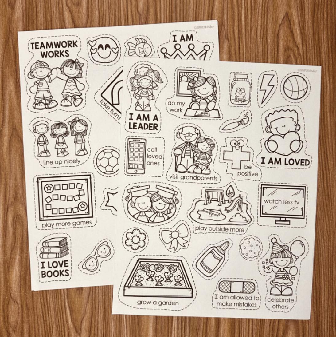 New Year Resolution 2025 Goals Setting Activity, Vision Board 2025 ...