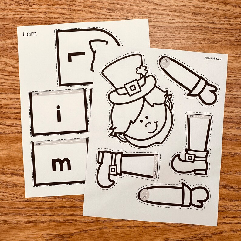 Leprechaun Name Craft, St. Patrick’s Day Activity - Etsy