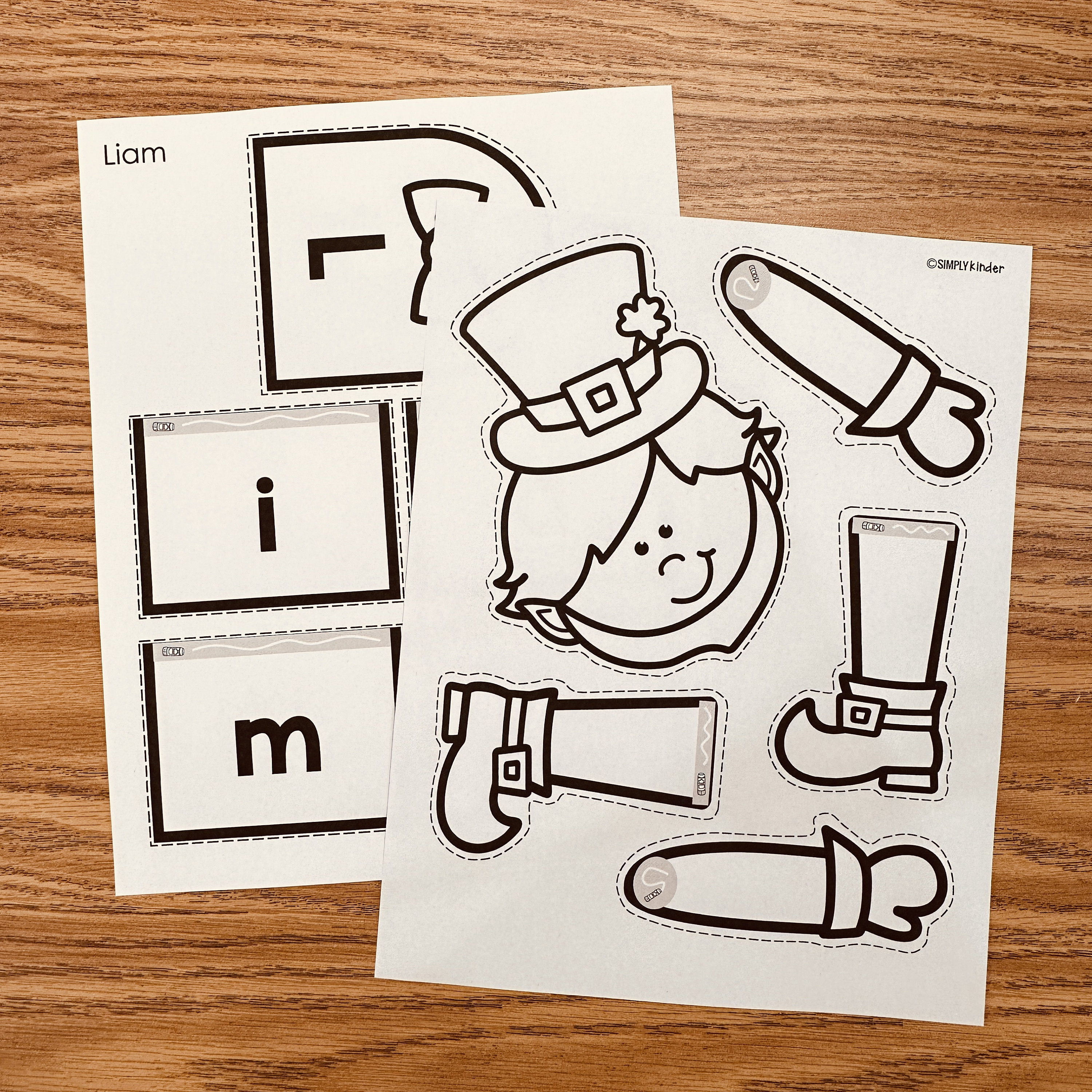 Leprechaun Name Craft, St. Patrick’s Day Activity - Etsy