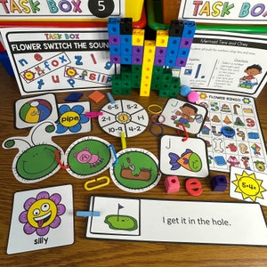 May Morning Bin Task Boxes, Centers and Activities - Etsy