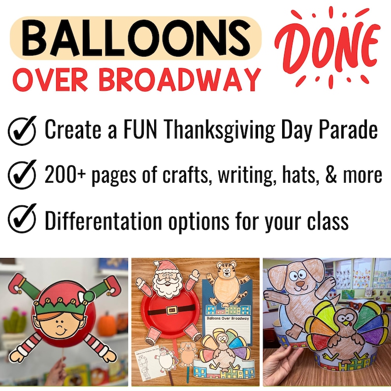 Balloons Over Broadway Activities, STEM, Craft, Writing, Project ...