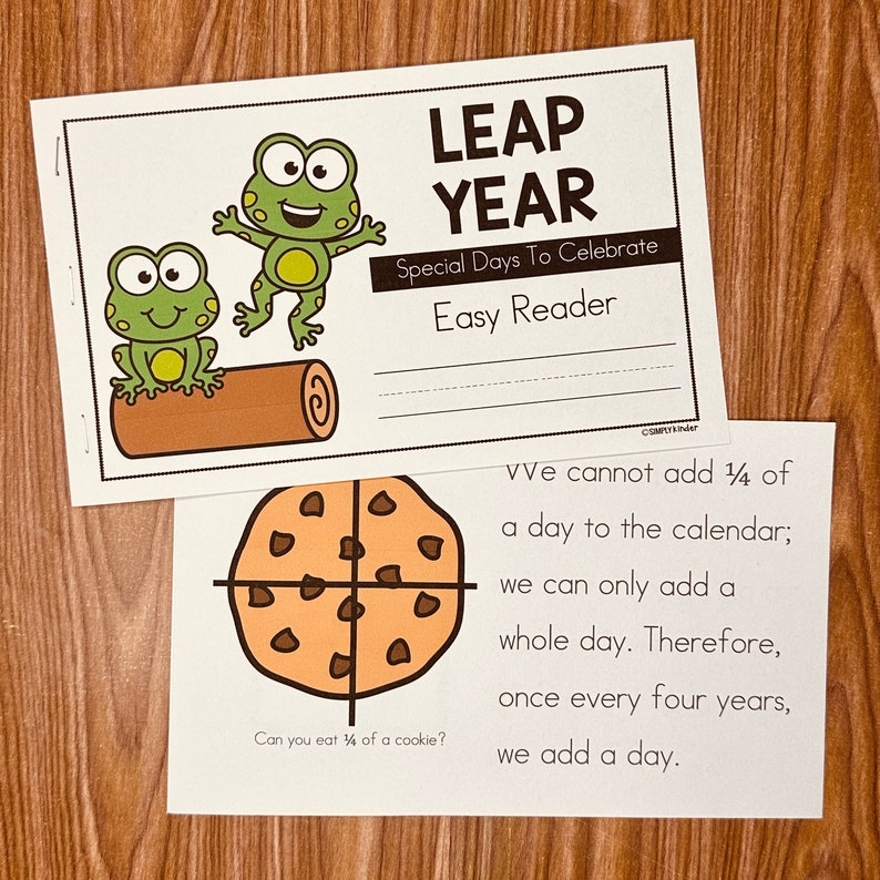 Leap Year 2024, Leap Day Reading Activities for Kindergarten and First ...