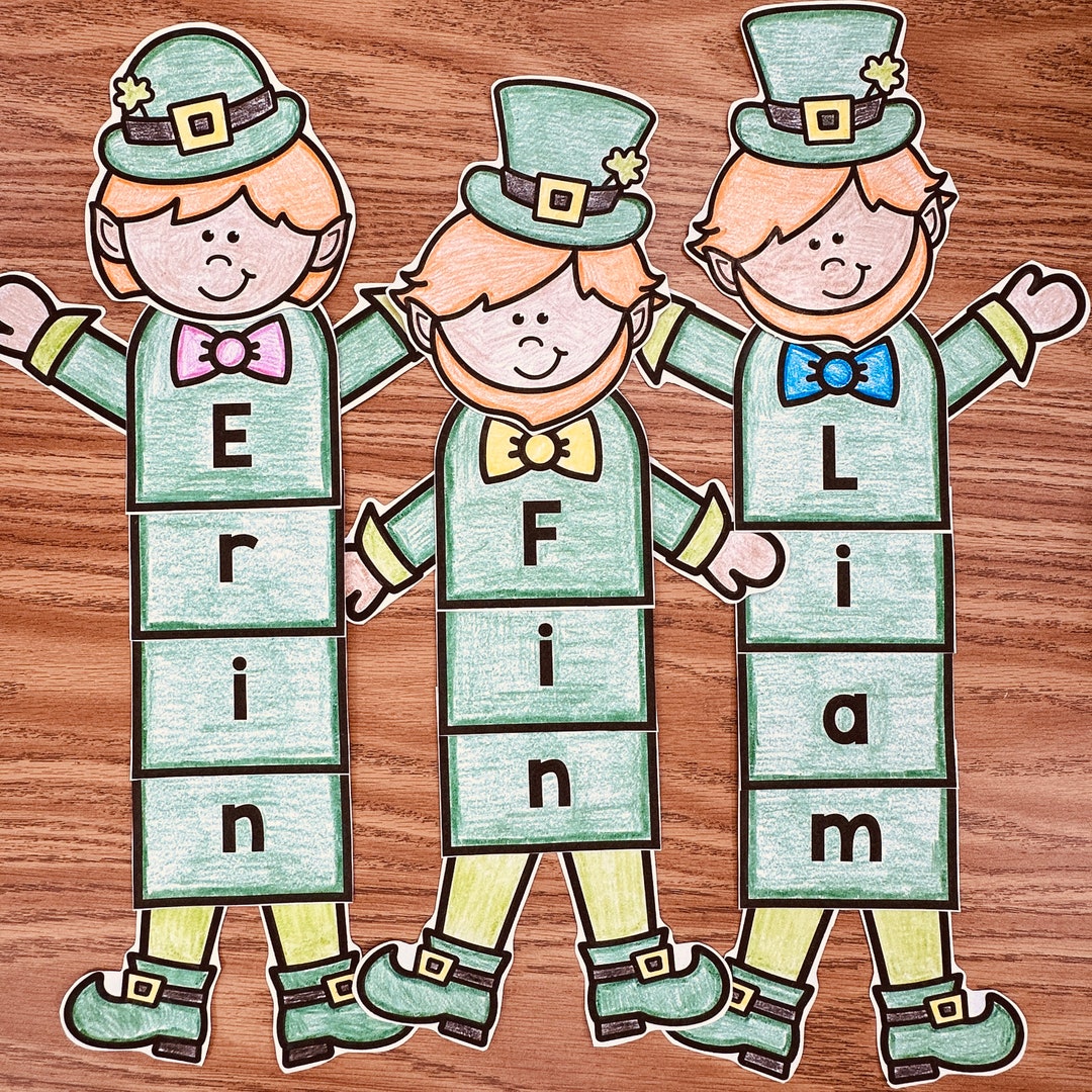 Leprechaun Name Craft, St. Patrick’s Day Activity - Etsy