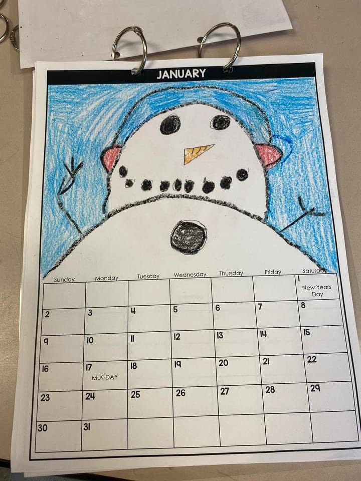 Editable Directed Drawing Calendar, Holiday or Christmas Parent Gift - Etsy