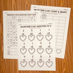 Valentines Day Activities Kindergarten, Craft, Writing, Literacy, Math ...