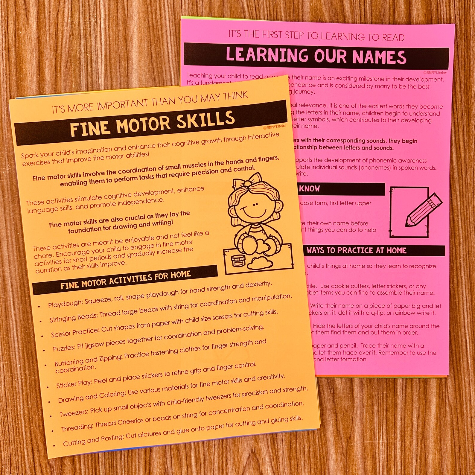 Parent Handouts, Parent Teacher Conferences Handouts for Preschool ...